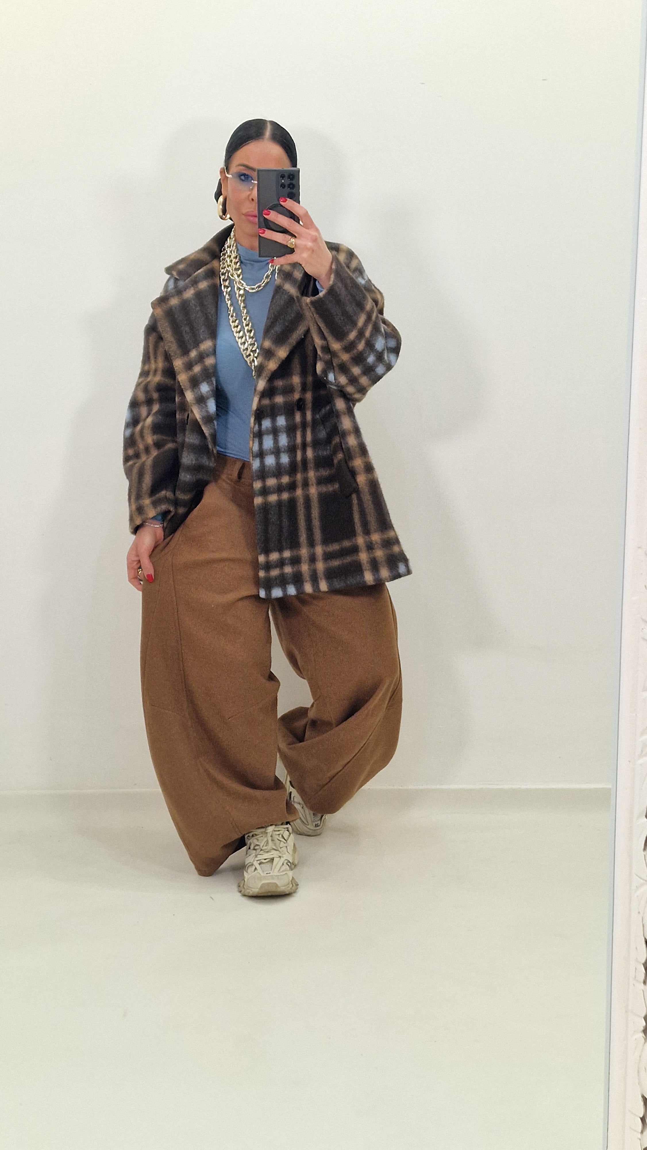 Cappottino CELINE celeste – Vicolettobelledonne